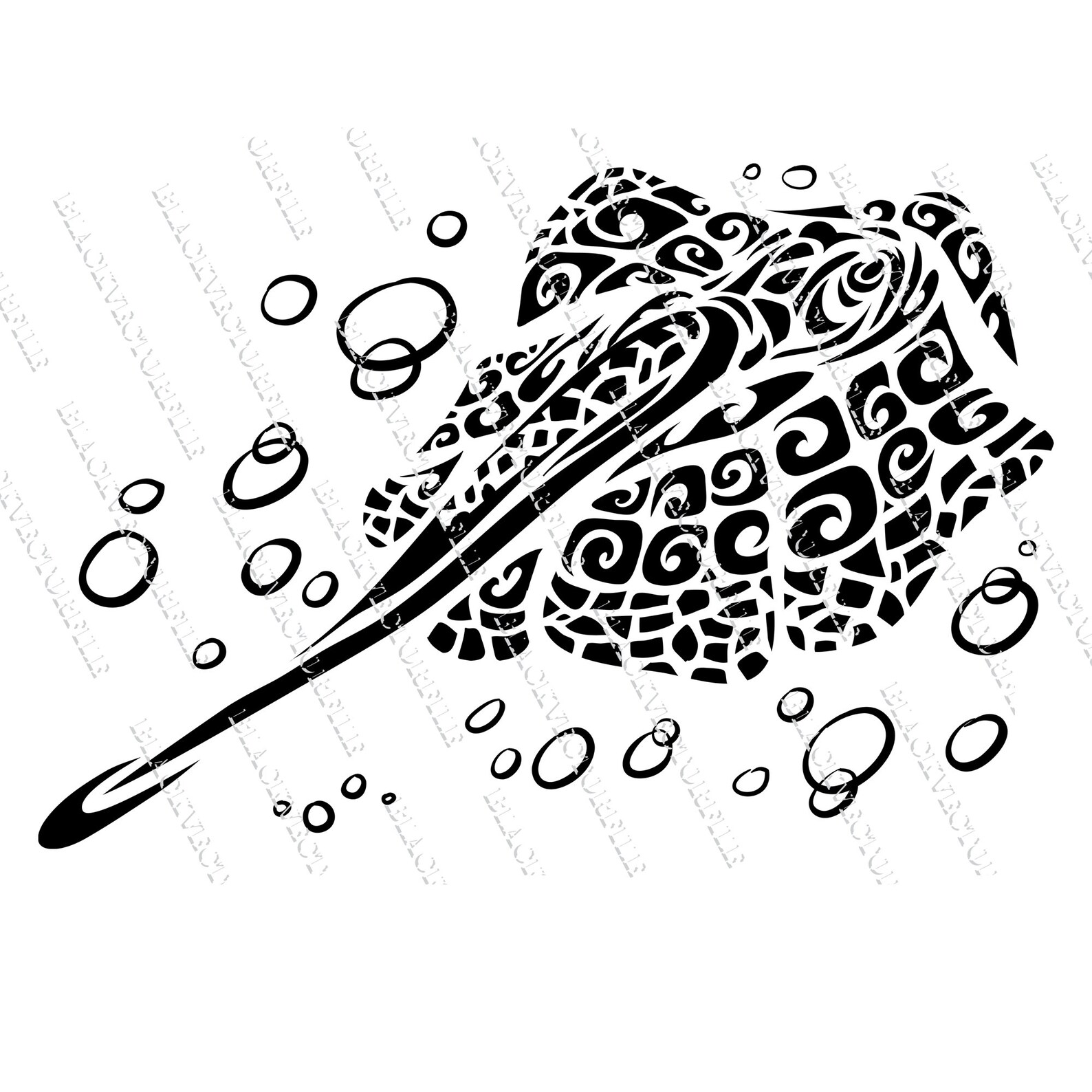 Sea Stingray Svg, Png and Jpeg, Eps Files, Instant Download, Sea ...