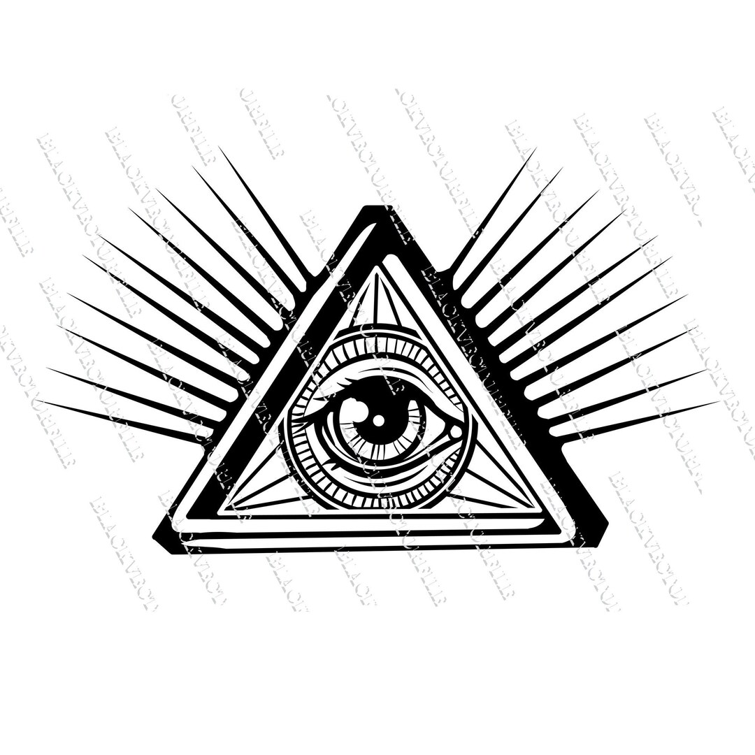 All Seeing Eye Svg, Png and Jpeg, Eps, Dxf Files, Instant Download ...