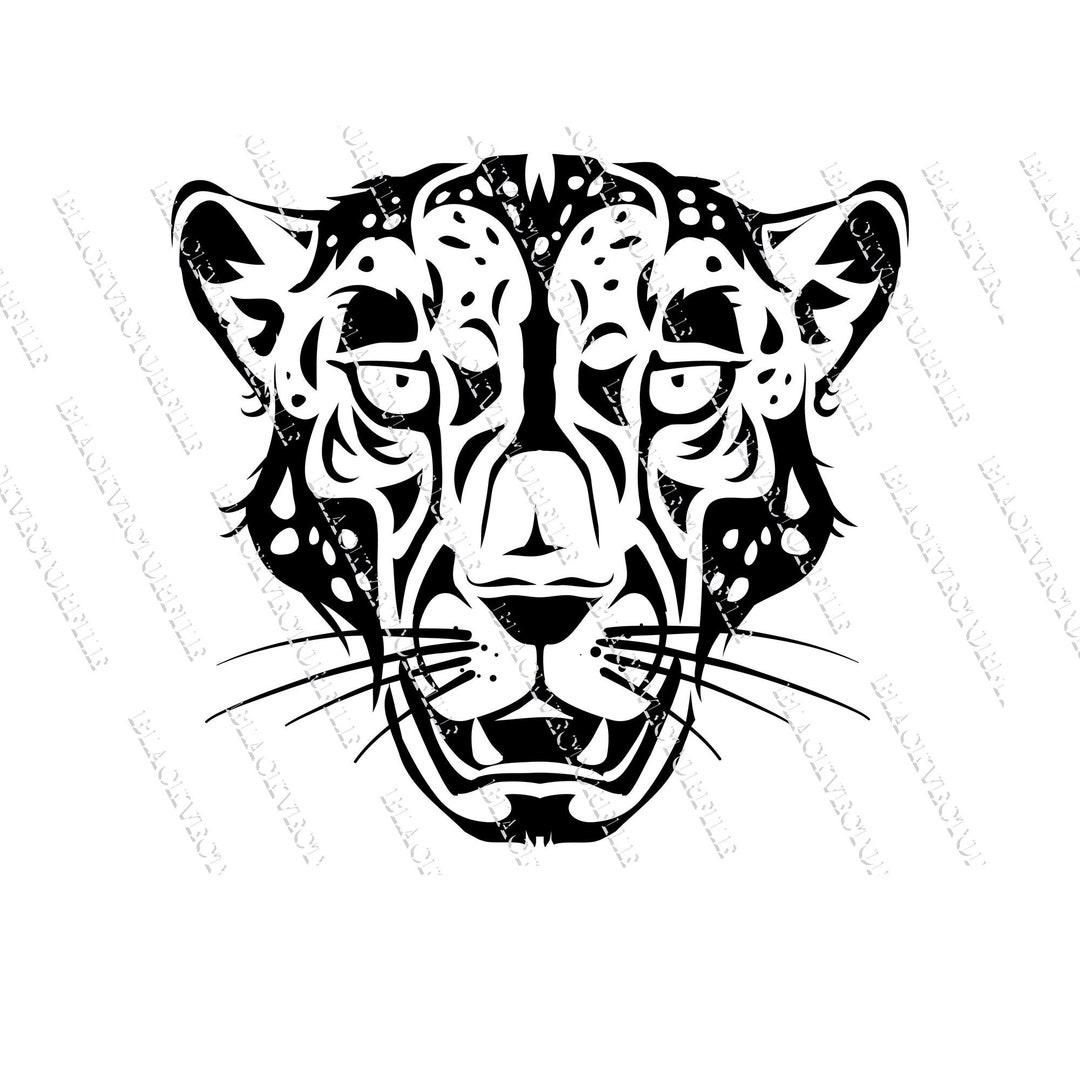 Jaguar Head Svg, Png and Jpeg, Eps, Dxf Files, Instant Download, Vector ...