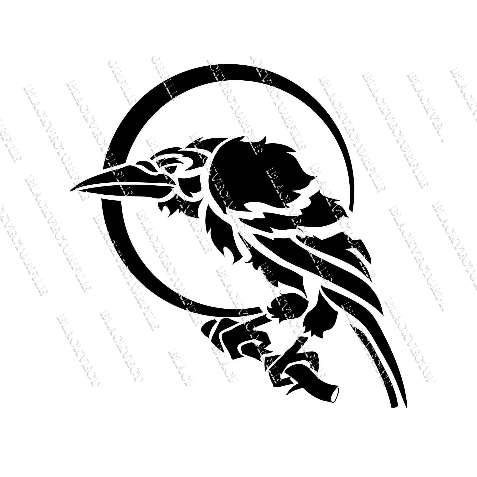 Raven Svg, Png et Jpeg, Eps, Dxf Files, Instant Download, Vector Files ...