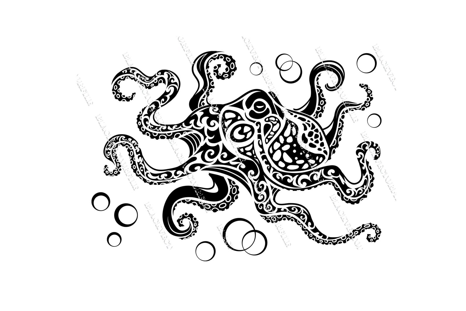 Octopus Svg Png and Jpeg Eps Files Instant Download - Etsy