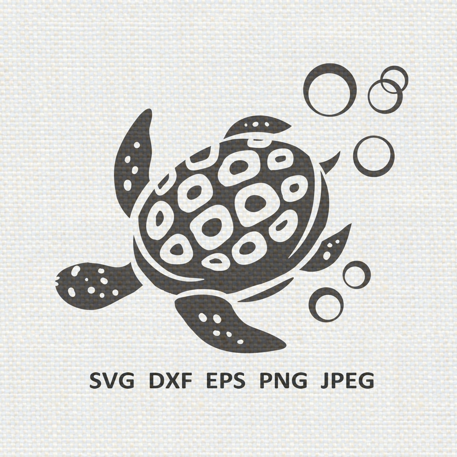 Sea Turtle Svg, Png and Jpeg, Eps, Dxf Files, Instant Download, Vector ...