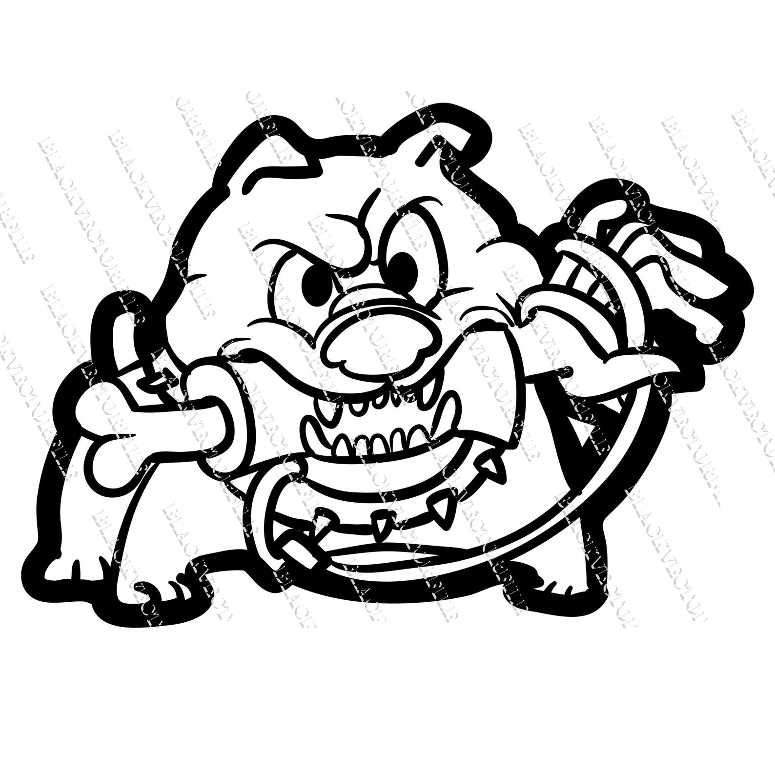 Angry Dog Svg Png and Jpeg Eps Dxf Files Instant Download - Etsy