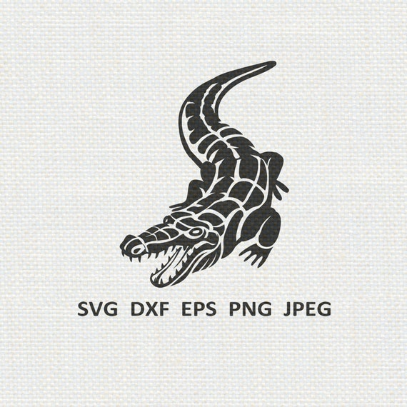 Alligator Svg Png and Jpeg Eps Dxf Files Instant Download - Etsy