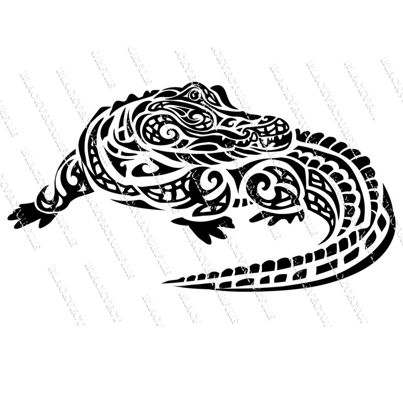 Alligator Svg Png and Jpeg Eps Dxf Files Instant Download | Etsy