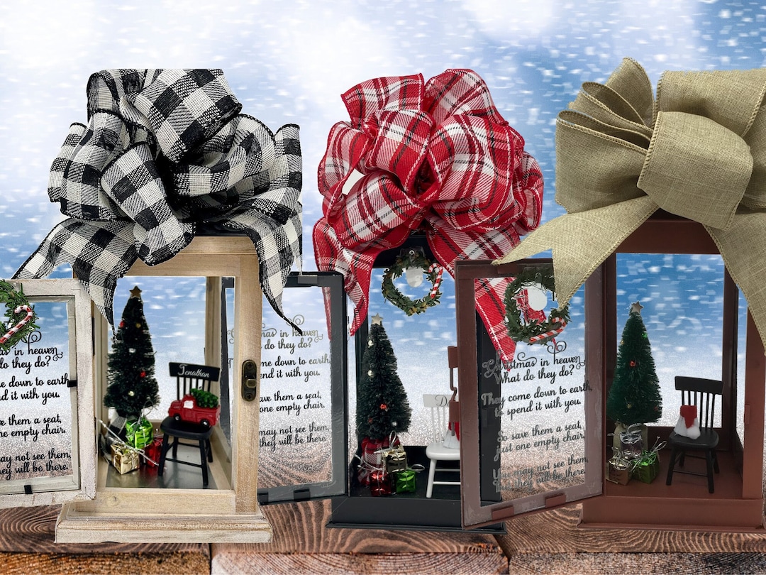 Christmas in Heaven Empty Chair Memorial Lantern, Best of 2023 ...