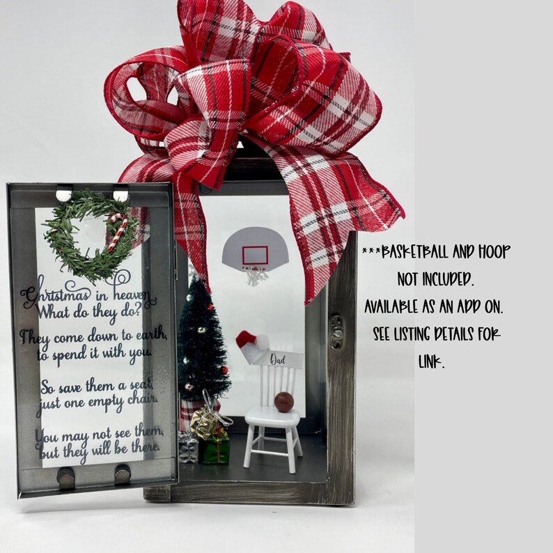Christmas in Heaven Empty Chair Memorial Lantern Best of - Etsy