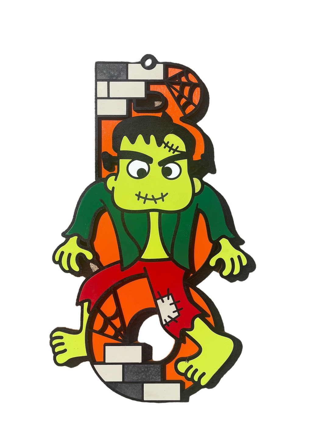 Frankenstein BOO Door Hanger/ Best of 2022/ Halloween Decor - Etsy