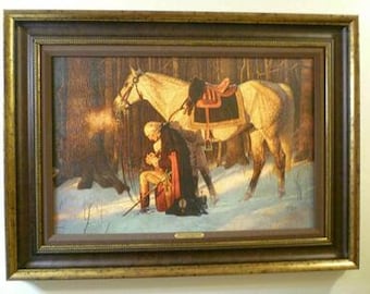 Prayer at Valley Forge by Arnold Friberg Canvas - Etsy