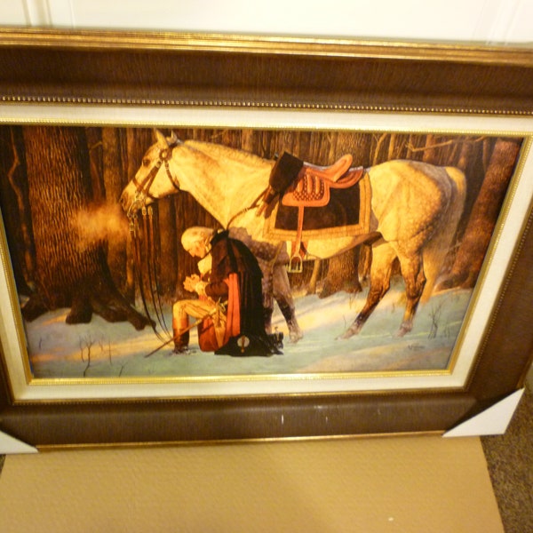Prayer at Valley Forge Print - Etsy