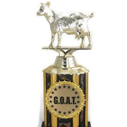 G.O.A.T Greatest of All Time Trophy Free Engraving Winner - Etsy