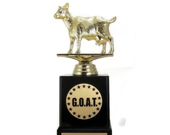 G.o.a.t. Trophy | Etsy