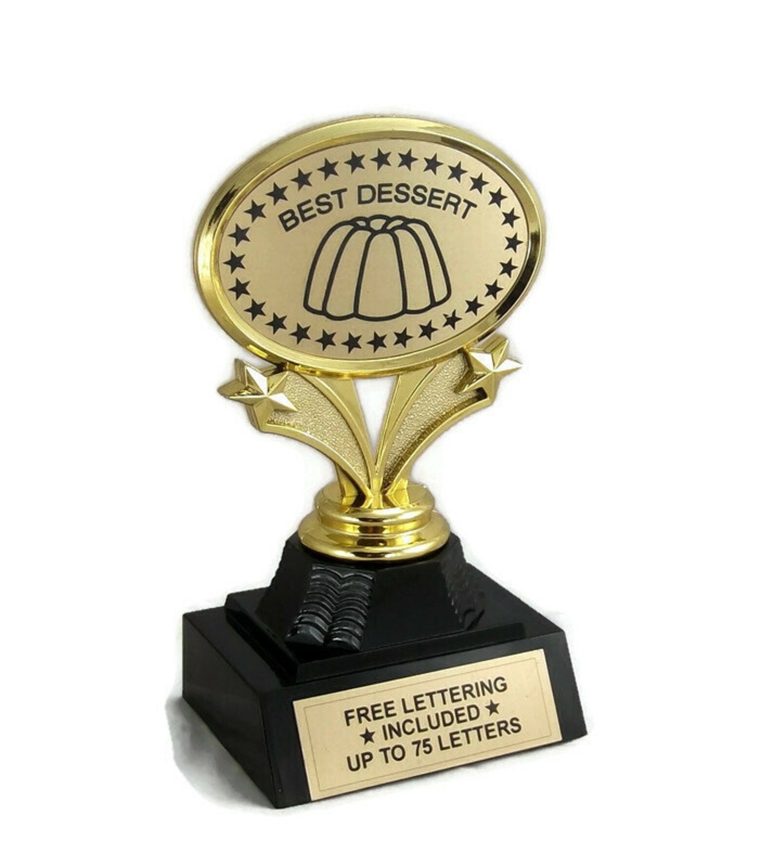 Best Dessert Trophy Prize Award Pumpkin Pie Plum Pudding - Etsy