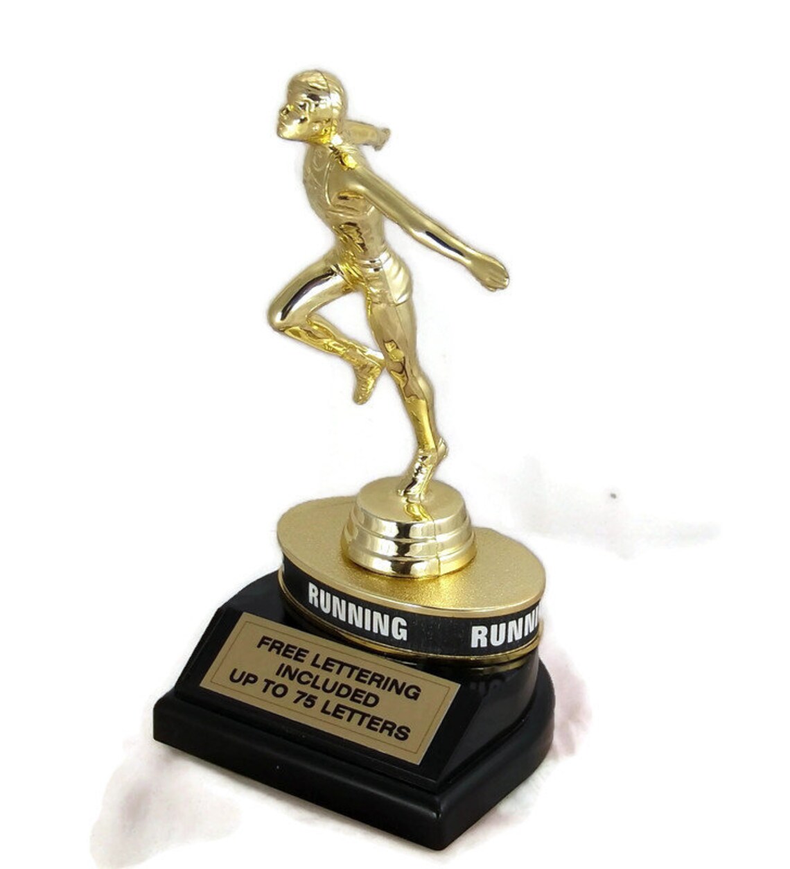Running Trophy Male Race Dash 5K Marathon Sprint Jog - Etsy