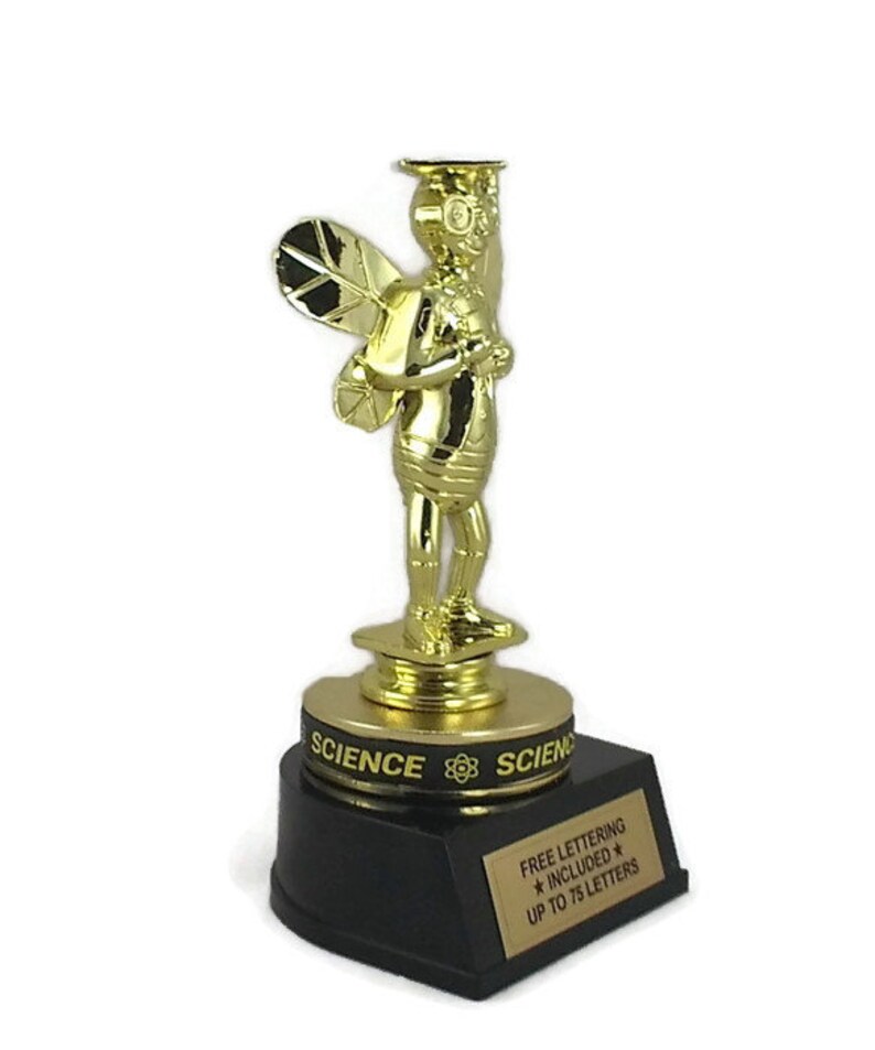 Science Trophy Knowledge Bee Learning School Education | Etsy
