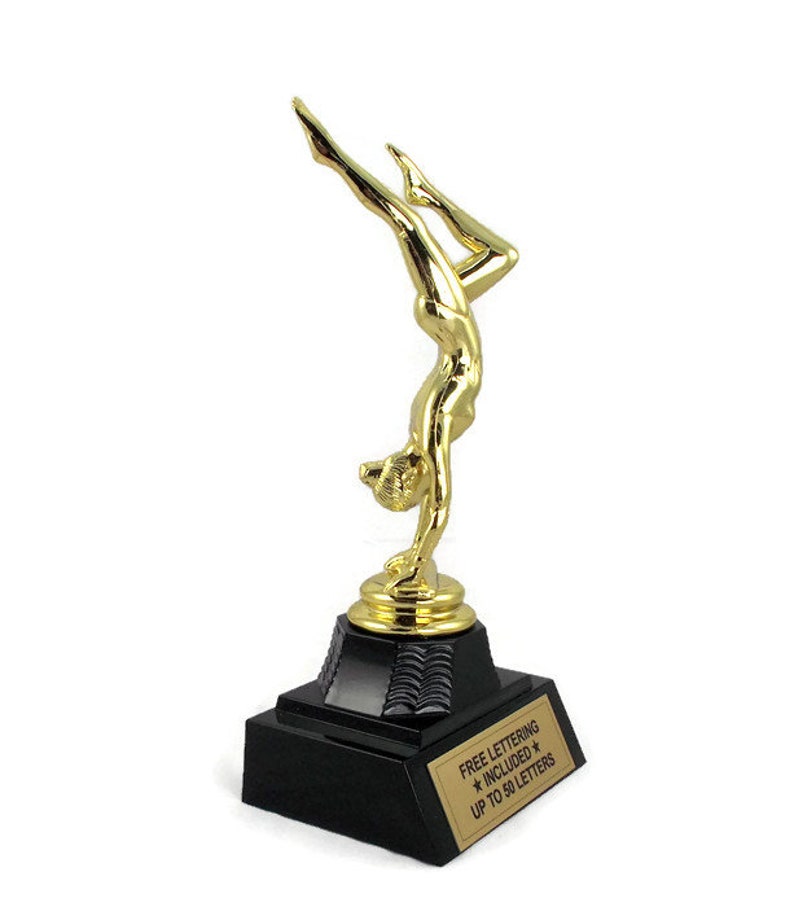 Gymnastics Trophy Female Handstand Balance Beam | Etsy