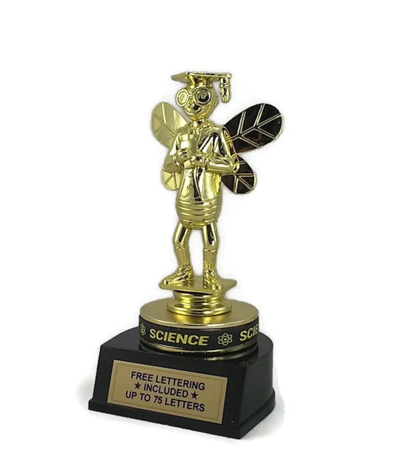 Science Trophy Knowledge Bee Learning School Education | Etsy