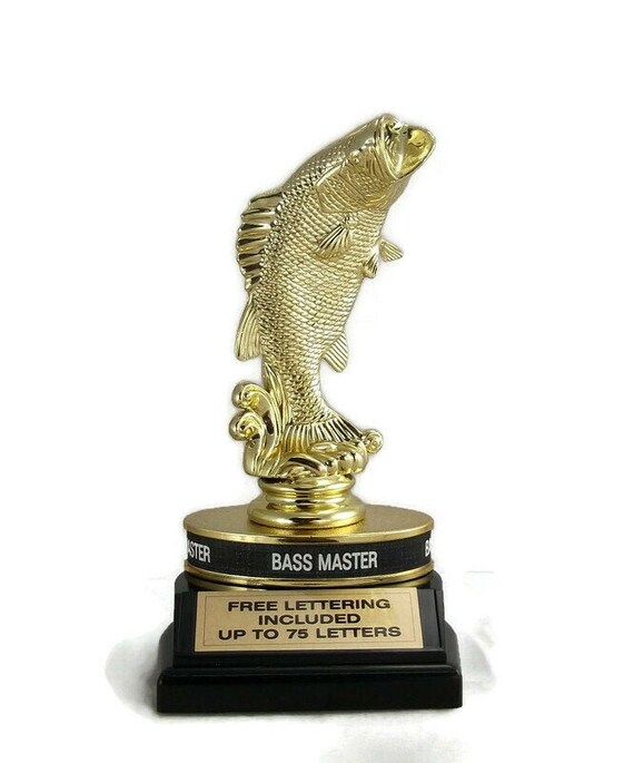 Bass Master Trophy Fishing Bass Angler Catch Lake - Etsy