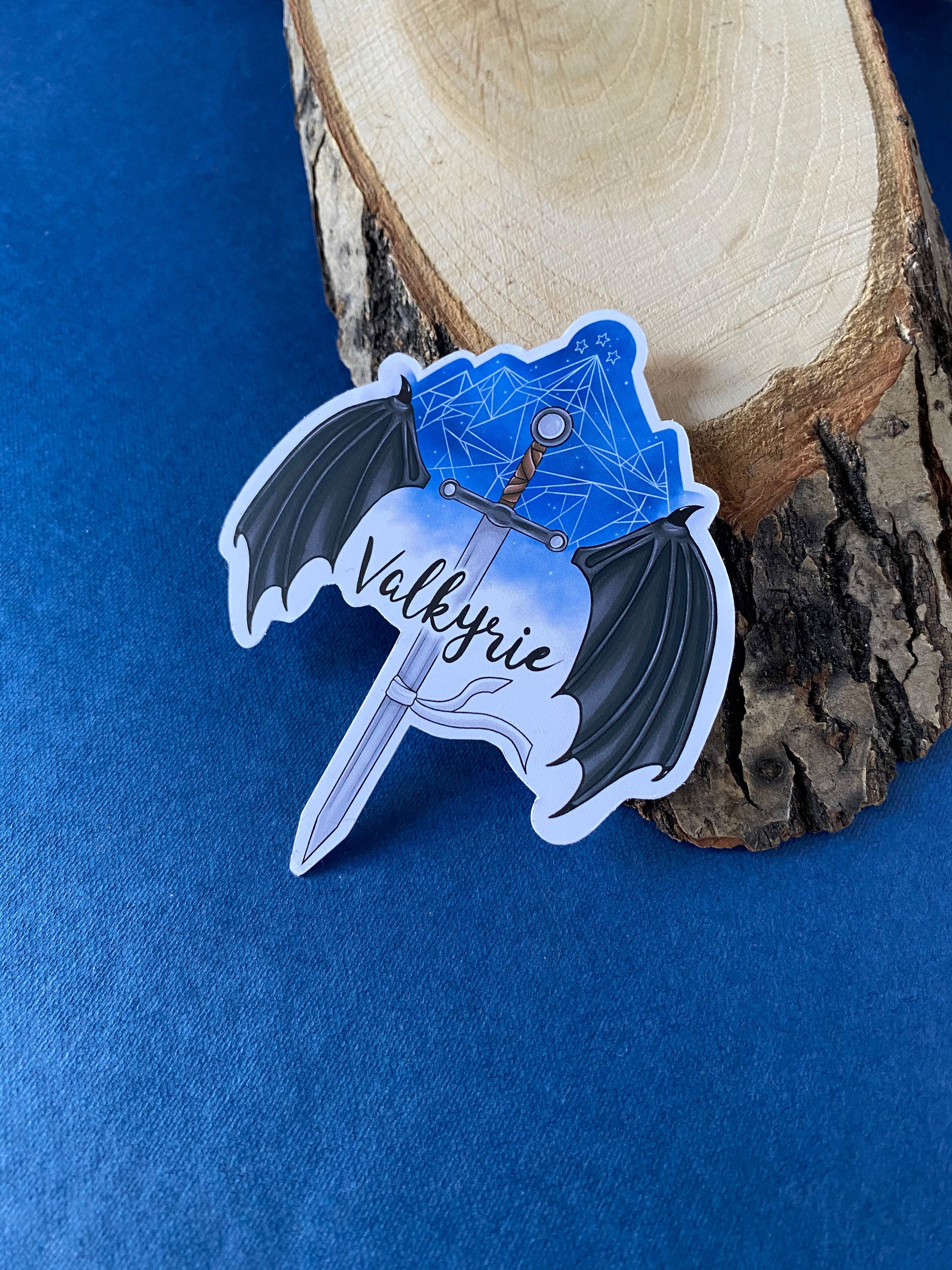 Valkyrie Vinyl Sticker A Court of Silver Flames Das Reich - Etsy
