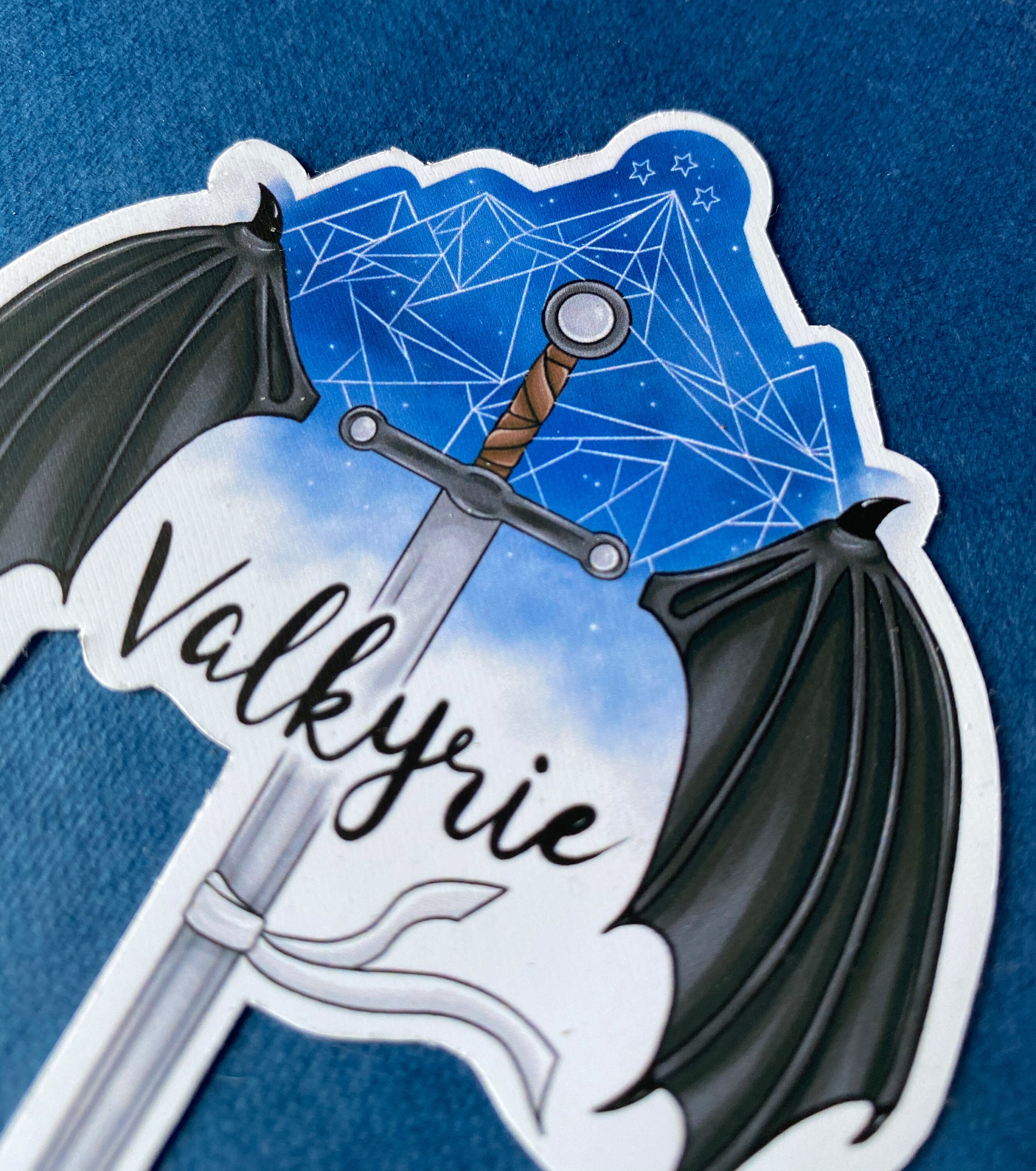 Valkyrie Vinyl Sticker A Court of Silver Flames Das Reich - Etsy