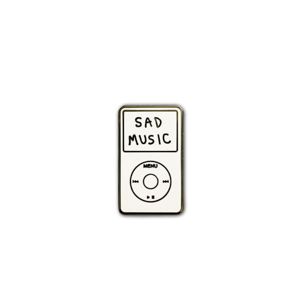 Sad Face Pin - Etsy