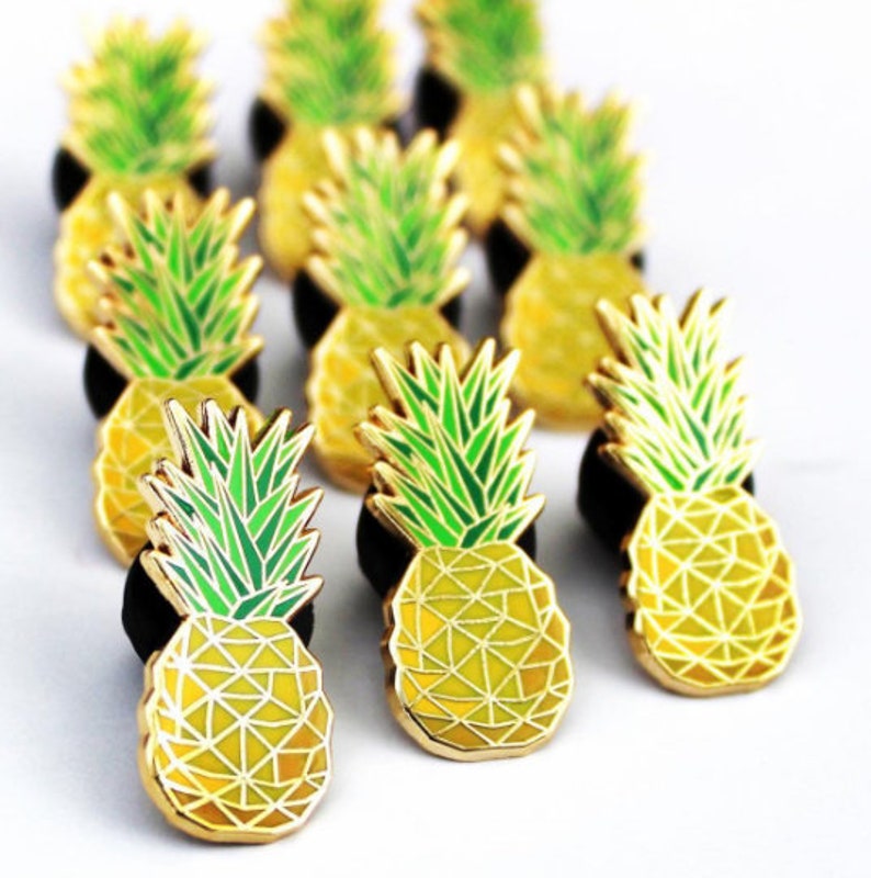 Pineapple Pin - Etsy