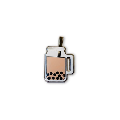 Boba Bubble Tea Pin - Etsy