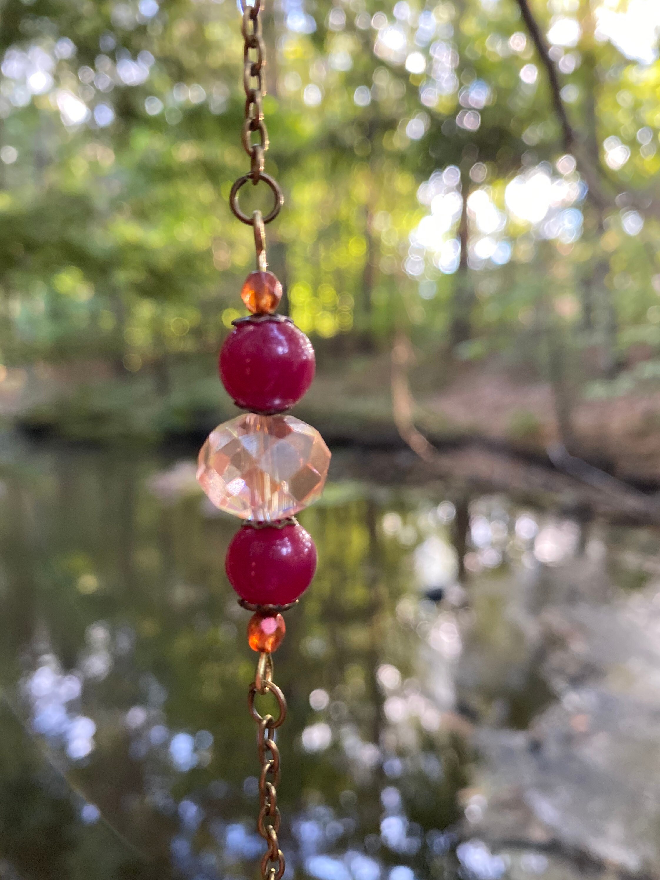 Boho suncatcher strand boho decor SINGLE strand | Etsy