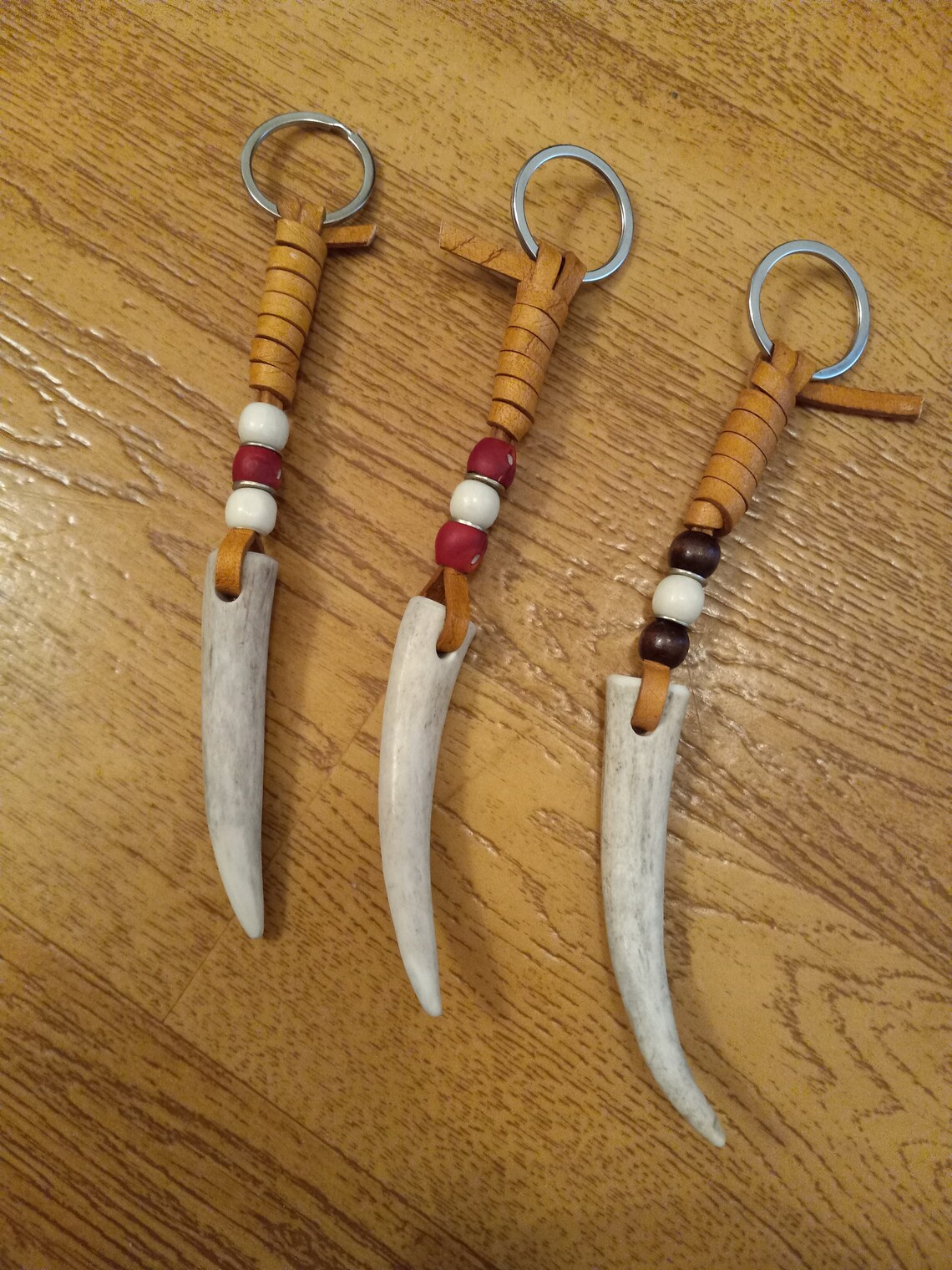 Deer Antler Keychain - Etsy