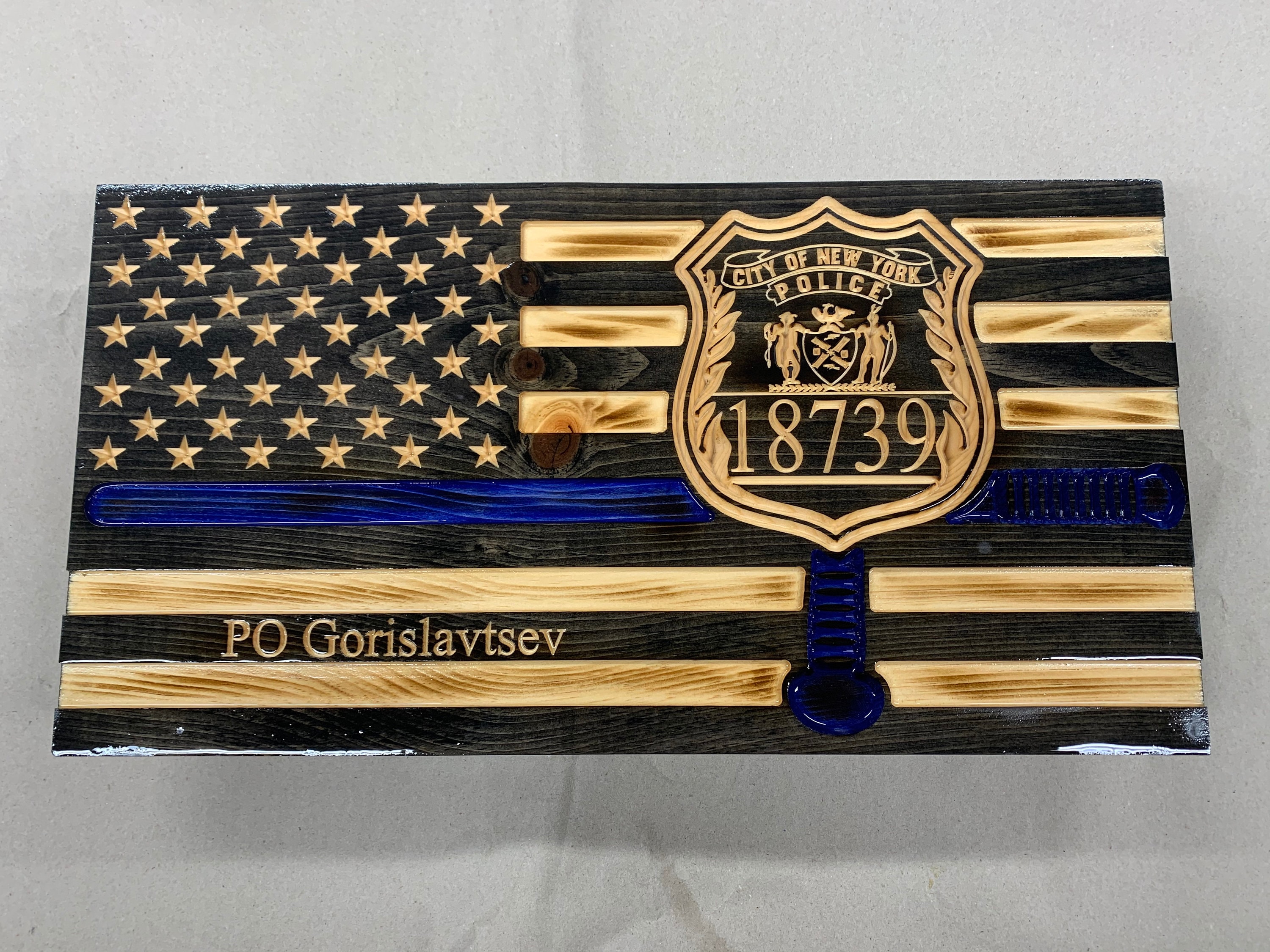 Custom Wood Police Batons