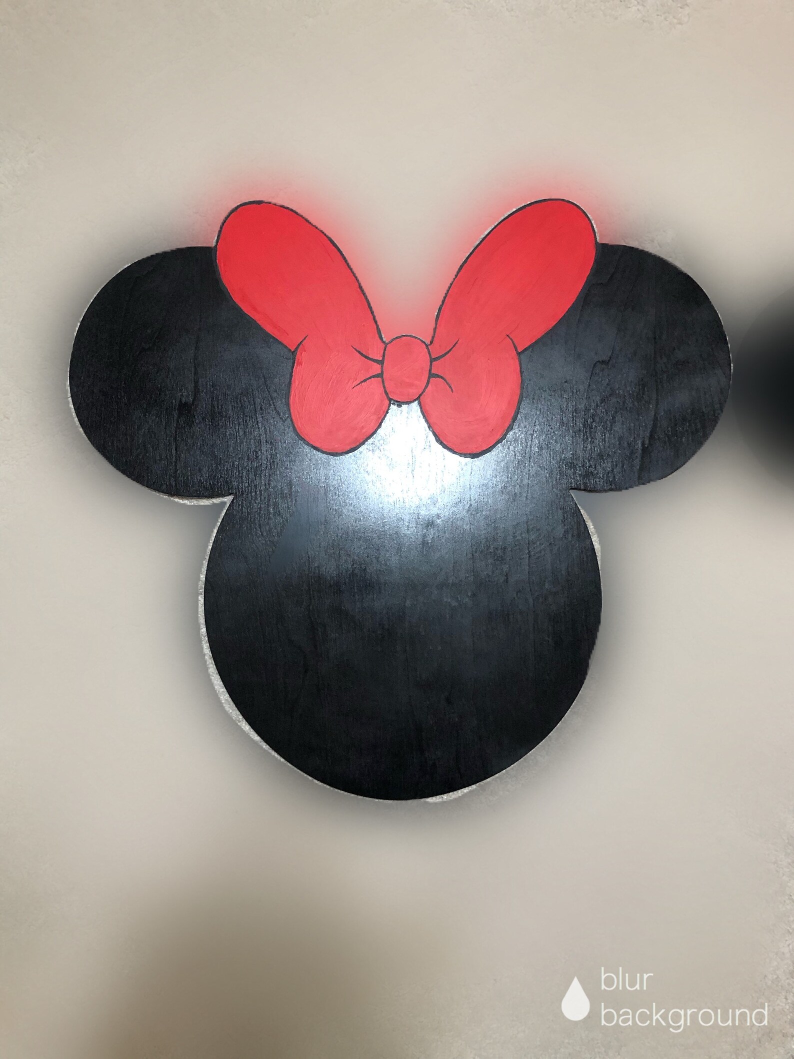 Illuminated Minnie Head with Multicolor LED Lighting Disney | Etsy