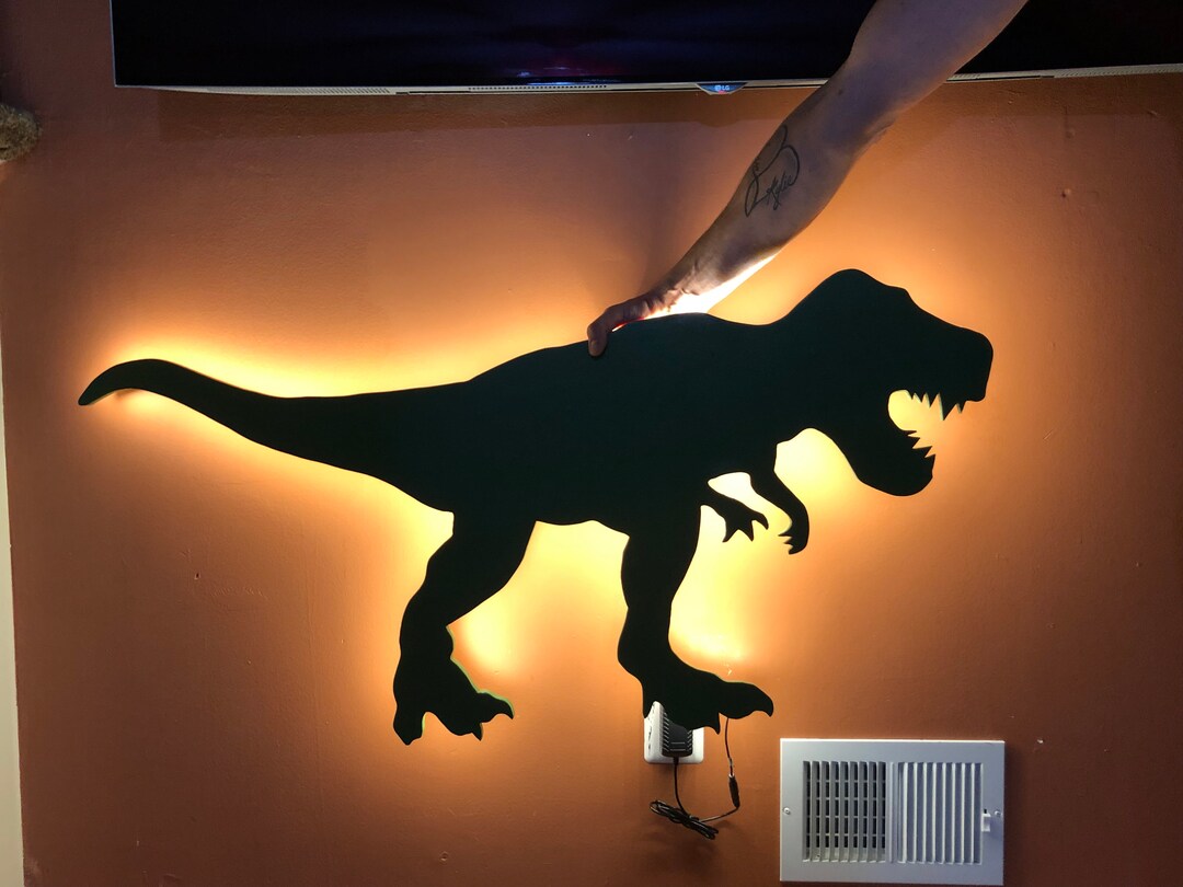 Illuminated Dinosaur With Dimmable LED Lighting - Etsy