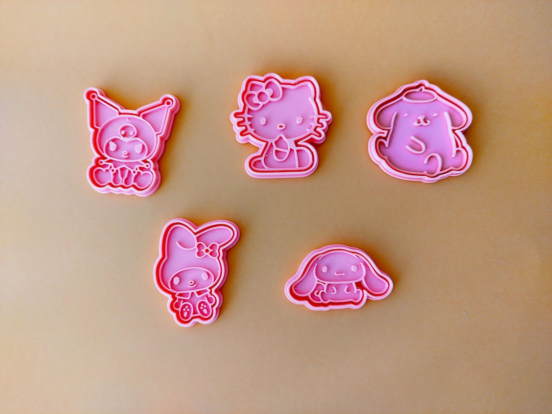 Cute 3d Printed Cookie Cutters, Character Shaped Cookie, Kitty,bunny ...