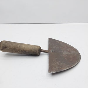 Antique Food Chopper - Primitive Herb Cutter Chopper - Single Metal ...