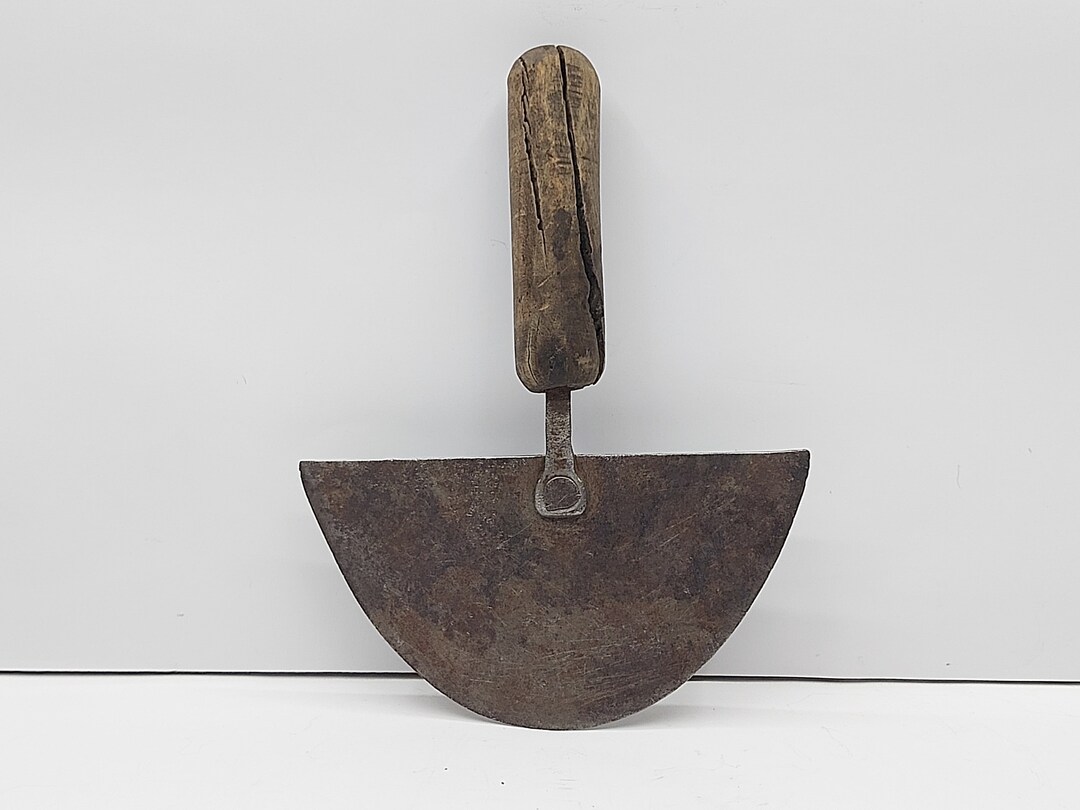 Antique Food Chopper - Primitive Herb Cutter Chopper - Single Metal ...