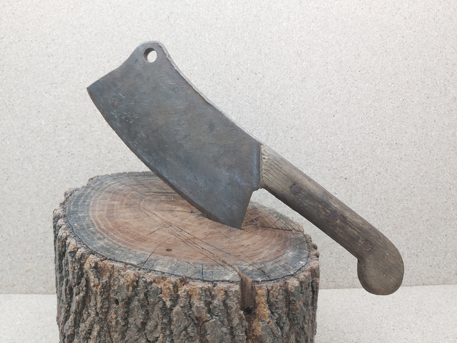 Vintage Cleaver Primitive Meat Knife Bone Chopper Heavy - Etsy