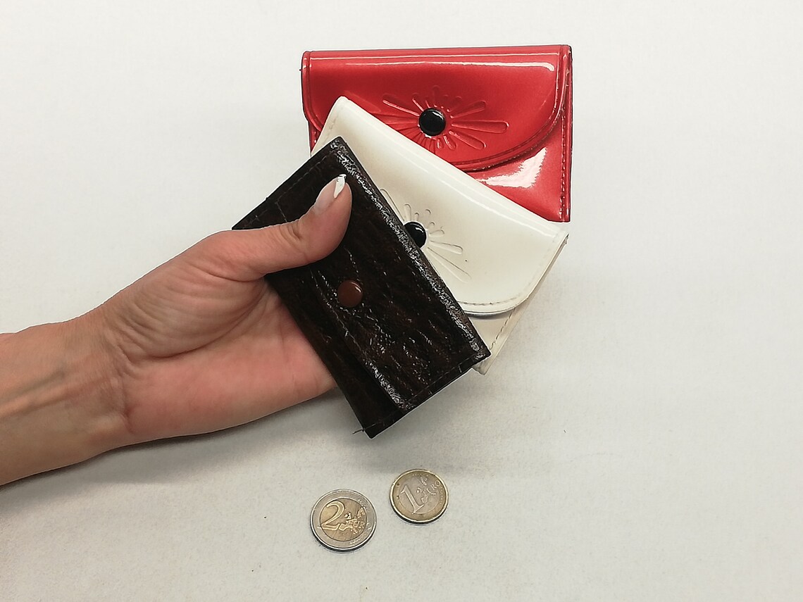 Vintage Three Purses 60's Tiny Coin Purses Multi - Etsy