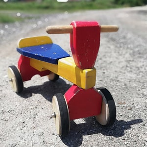 Vintage Hand Made Wood Wheel - Children's Wooden Wheel - Wheel Done ...