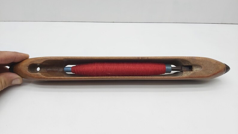 Vintage Wooden Loom Shuttle Boat Shuttle Textile Weaving | Etsy