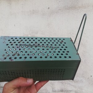 Vintage Mouse Trap 1960's Primitive Tool Catch a Mouse Metal Rusty Trap ...