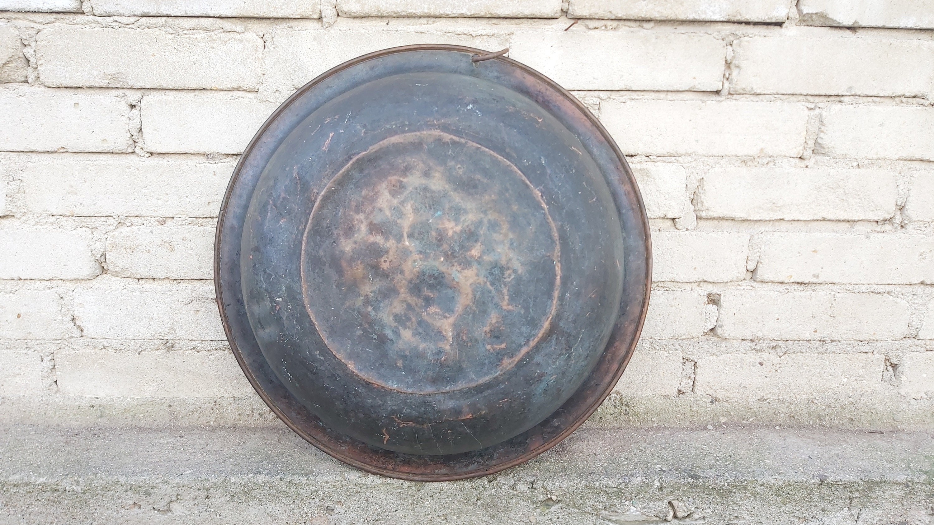 Vintage Copper Wash Basin Primitive Laundry Wash Tub | Etsy