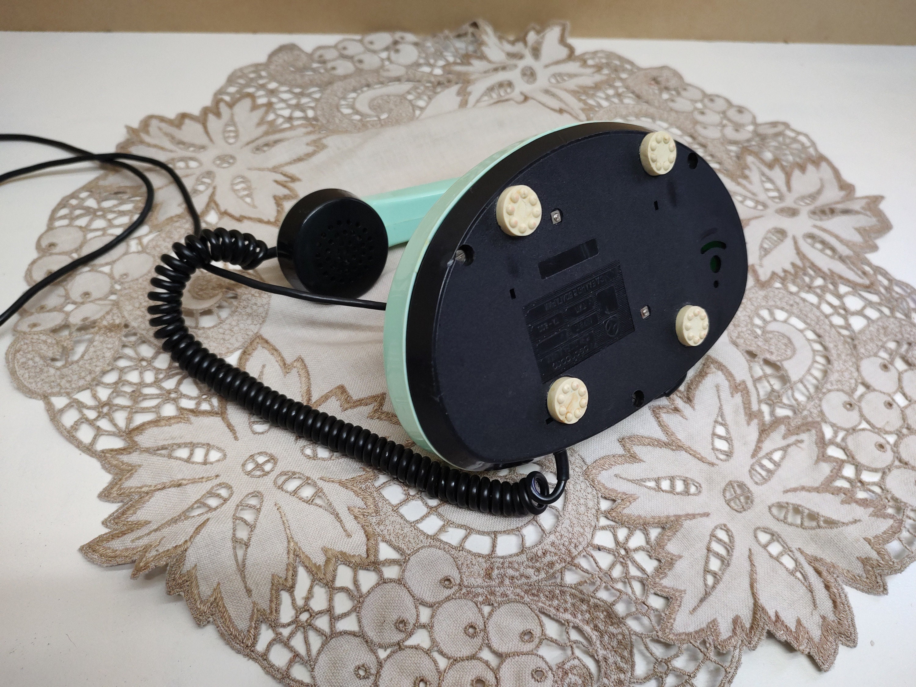 Vintage Dial Landline Telephone Plastic Rotary Phone RESPROM - Etsy