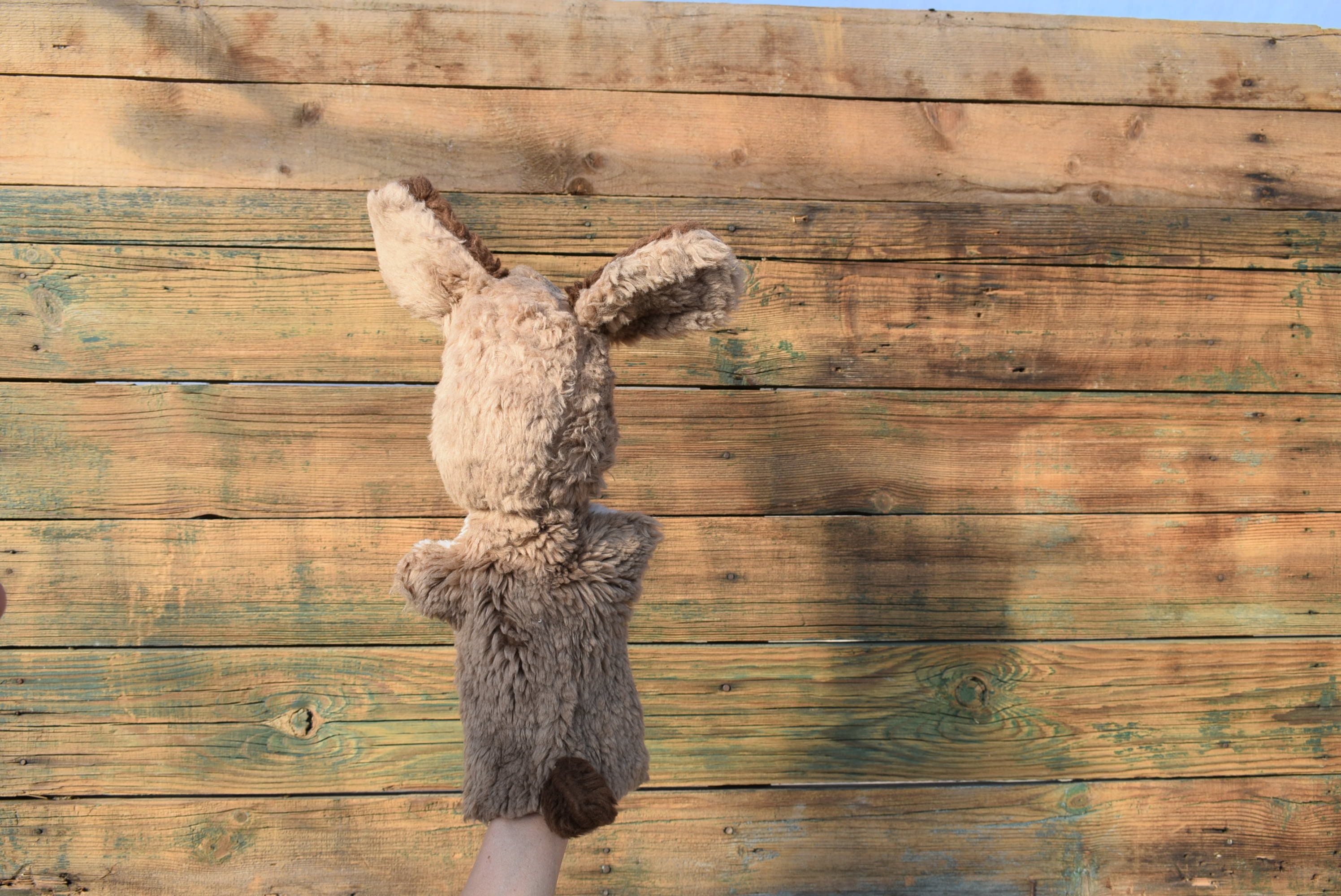 Vintage Plush Toy From 70s Plush Hand Toy Old Hand-plunged - Etsy