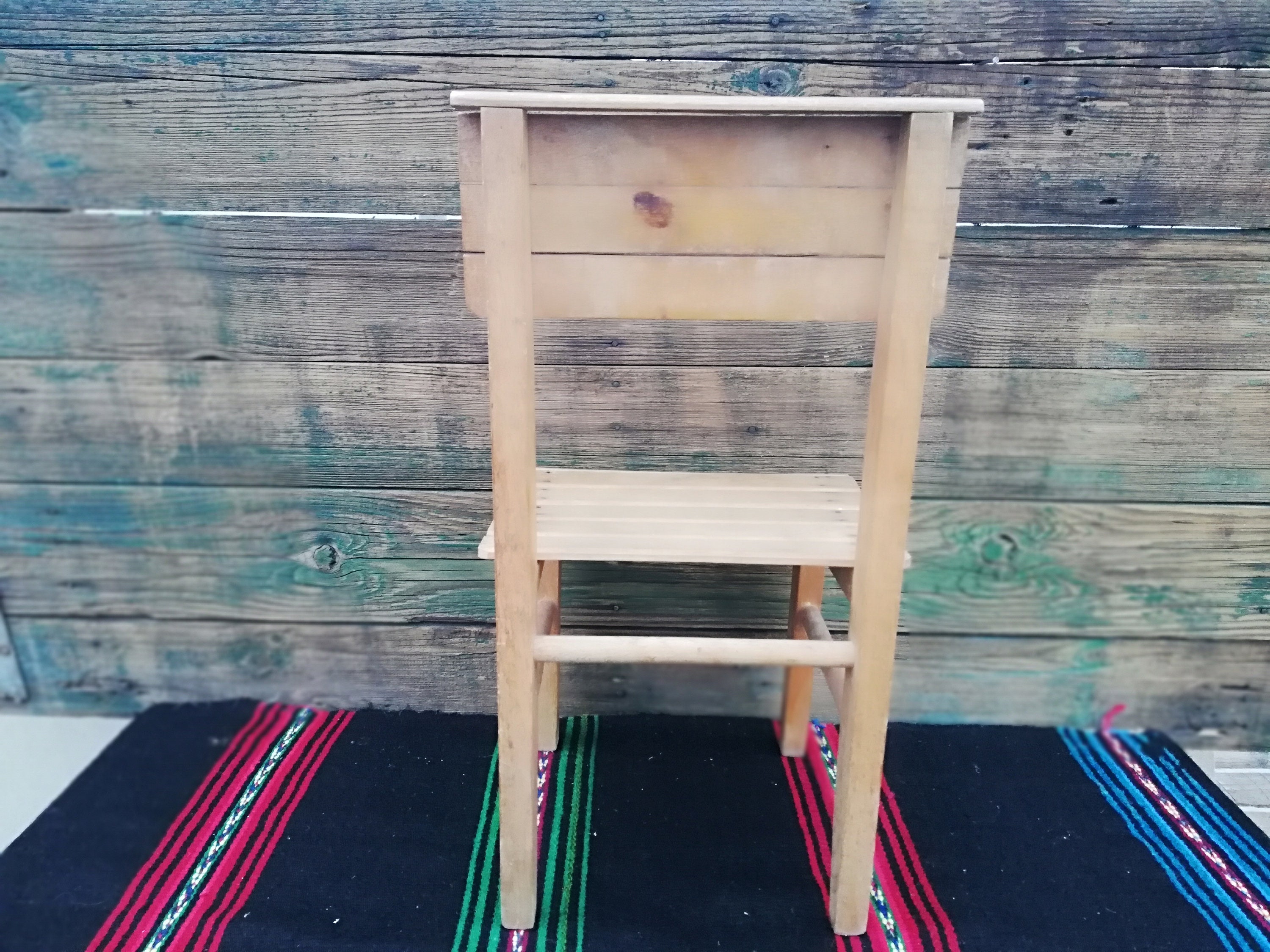 Small Wooden Chair Four Legged Chair Children's Stool - Etsy