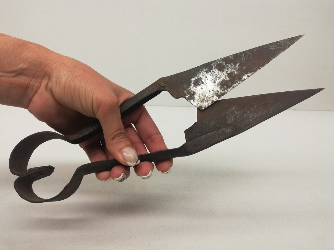 Vintage Sheep Shears - Primitive Sheep Shearing Shears - Hand Metal ...