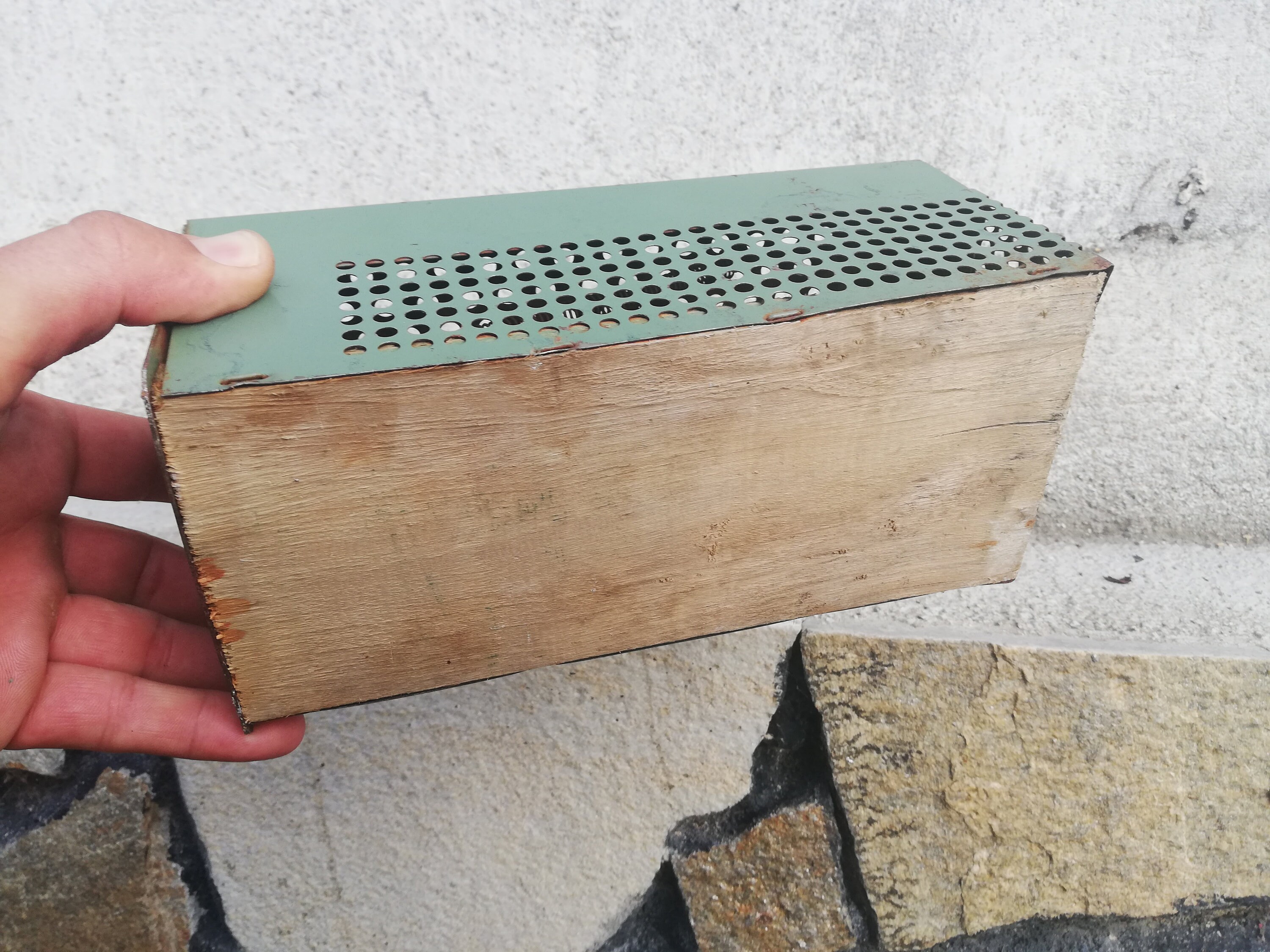 Vintage Mouse Trap 1960's Primitive Tool Catch a Mouse Metal Rusty Trap ...