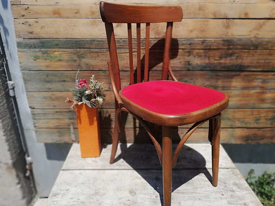 Vintage Wooden Chair From 70s Dining Chair Old Furniture - Etsy