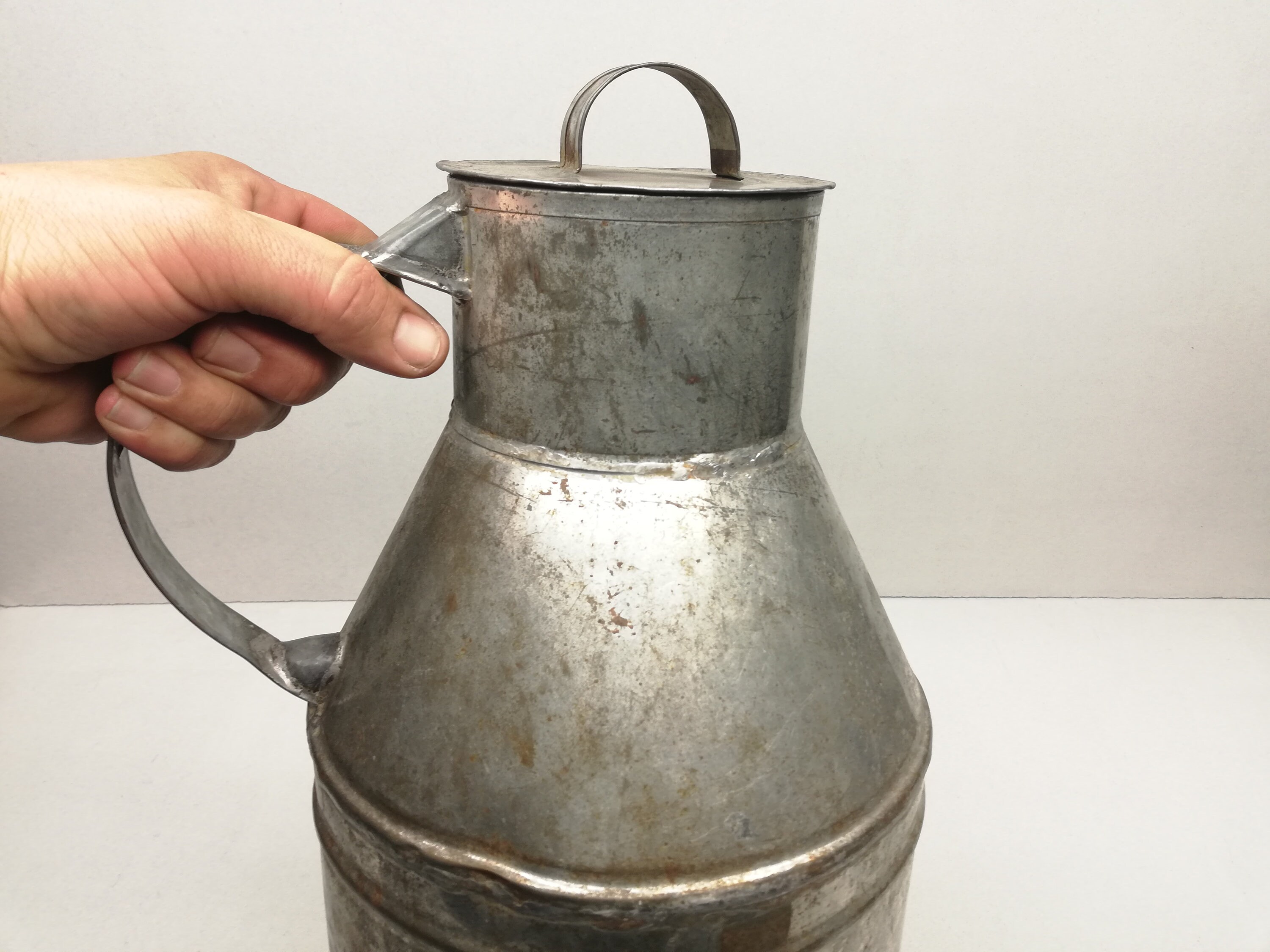 Vintage Milk Can 1940's Rusty Milk Jug Metal Milk - Etsy