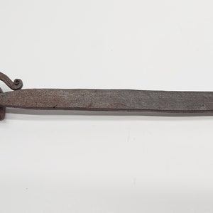 Pizza Paddle - Iron Rusty Old Kitchen Paddle - Oven Bread Peel Long 17 ...