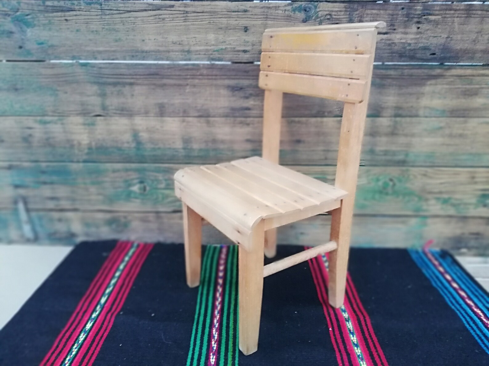 Small Wooden Chair Four Legged Chair Children's Stool - Etsy